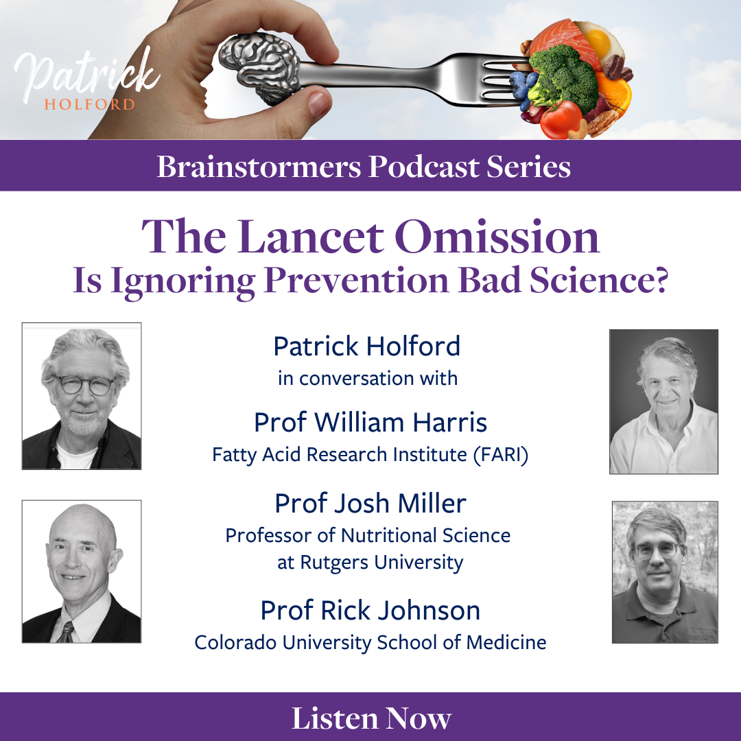 Brainstormer Podcasts - Patrick Holford | Food for the Brain